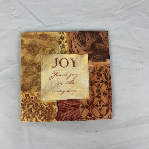 Accents | Joy Resin Plaque Wall Decor | Poshmark